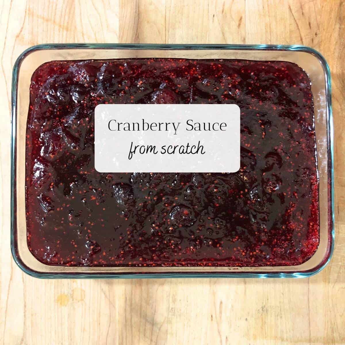 Cranberry Sauce From Scratch - Rivers Family Farm