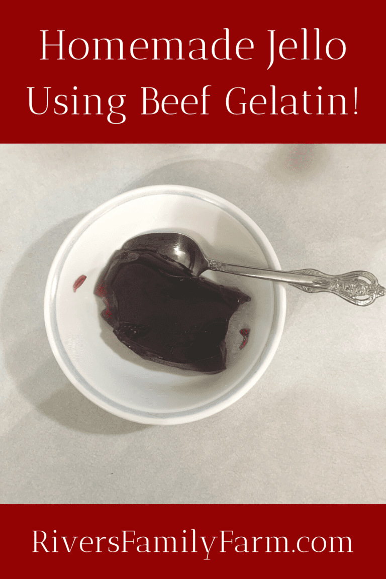 How to Make Jello Using Beef Gelatin - Rivers Family Farm