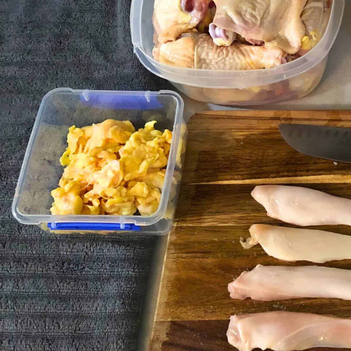 How to Make and Store Rendered Chicken Fat (Schmaltz) - Rivers Family Farm