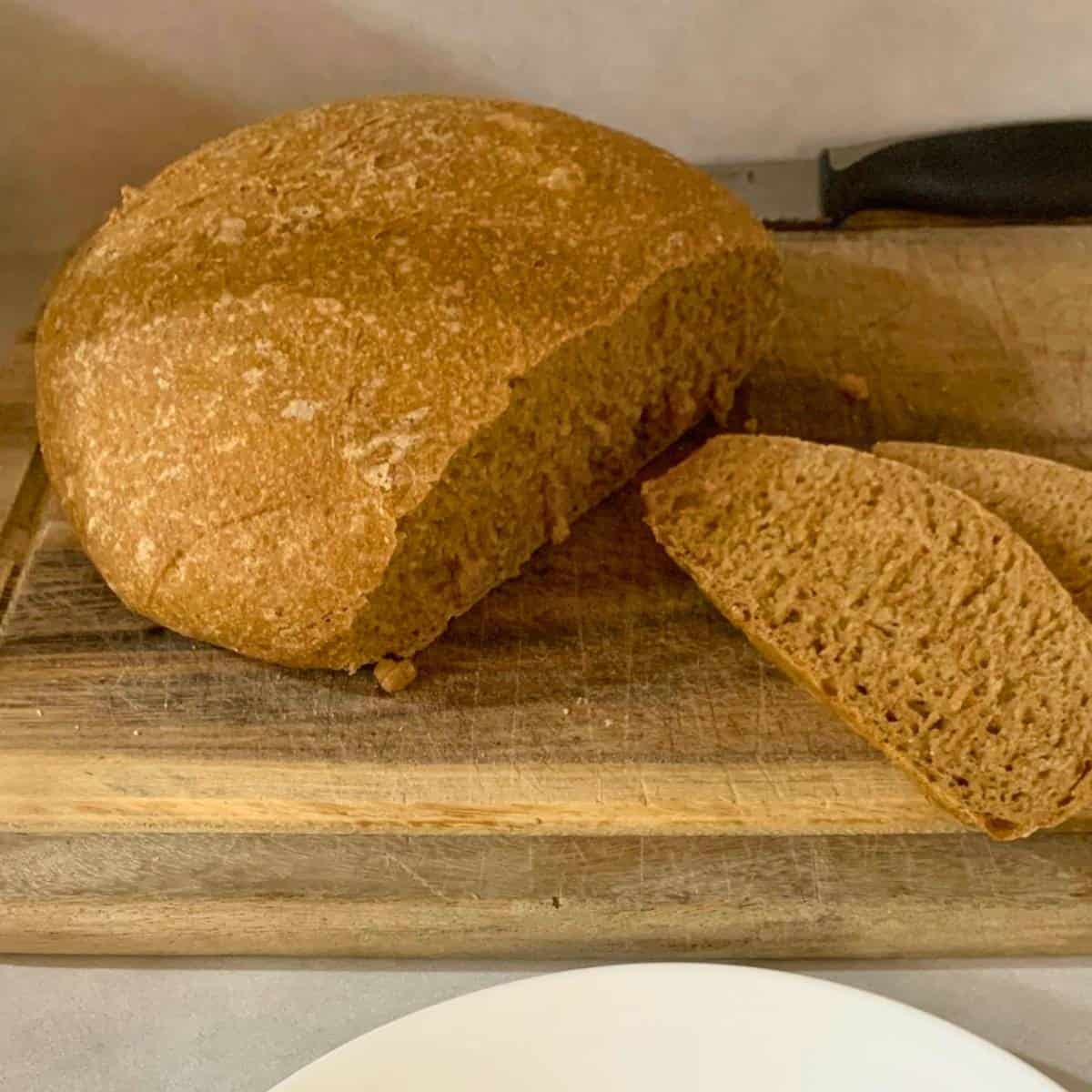 Easy 3 Ingredient Whole Wheat Artisan Boule Recipe - Rivers Family Farm