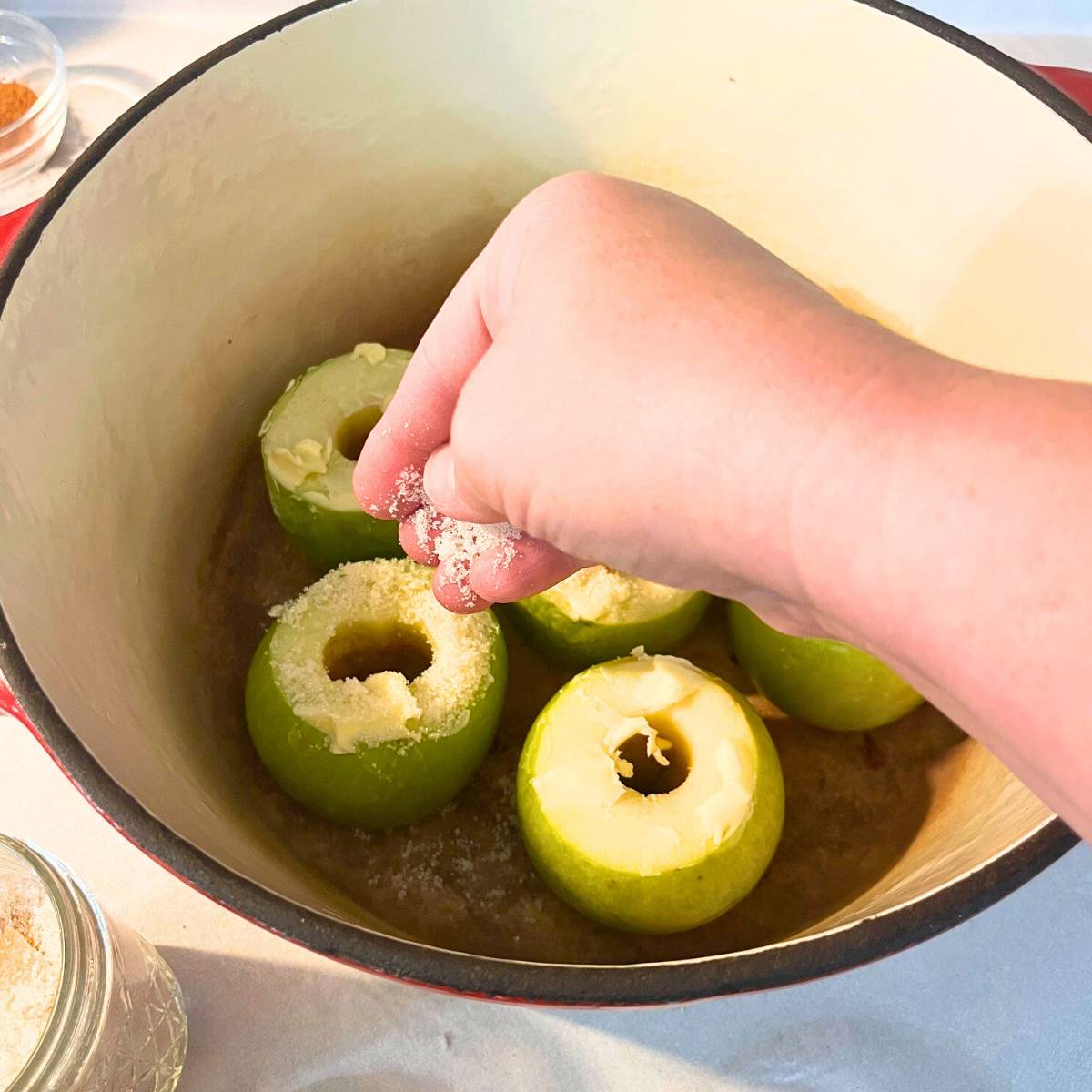 How to Make Easy Baked Cinnamon Apples - Rivers Family Farm