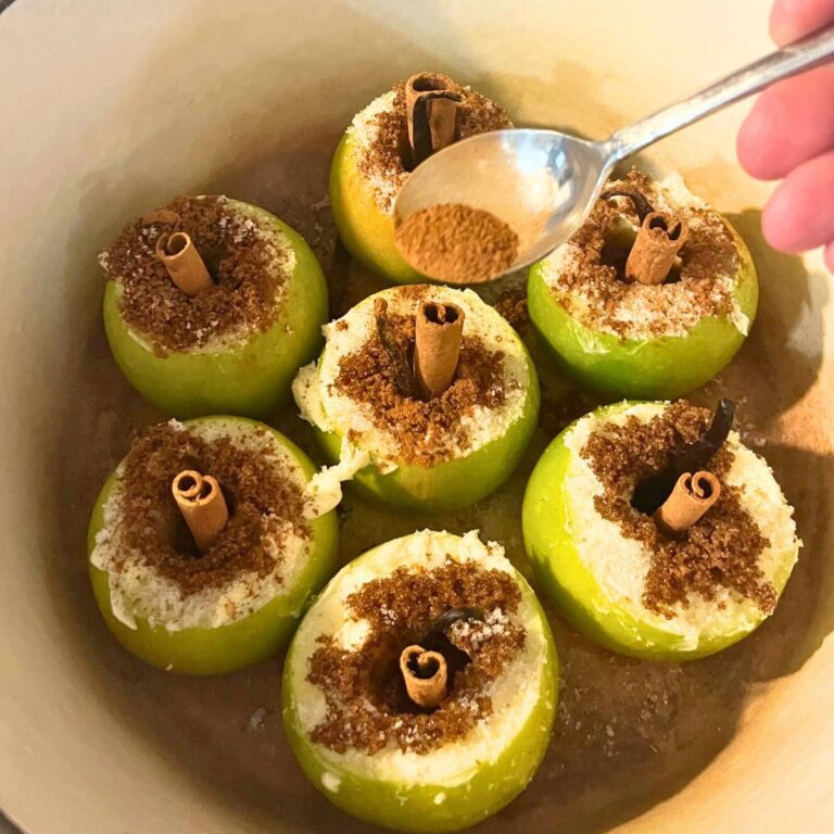 How to Make Easy Baked Cinnamon Apples - Rivers Family Farm